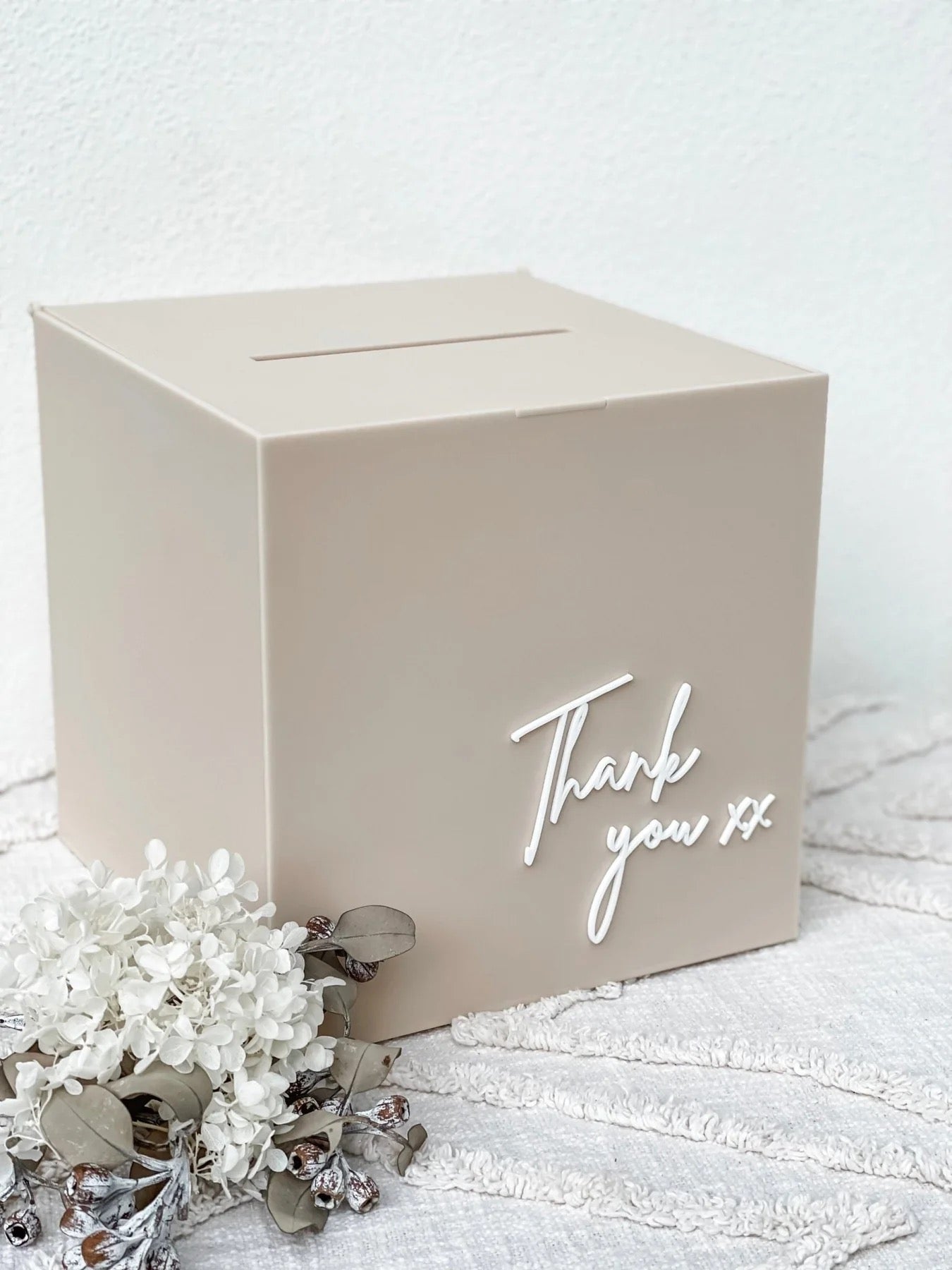 Acrylic Gift Card Box – Be Still Petals & Custom Creations
